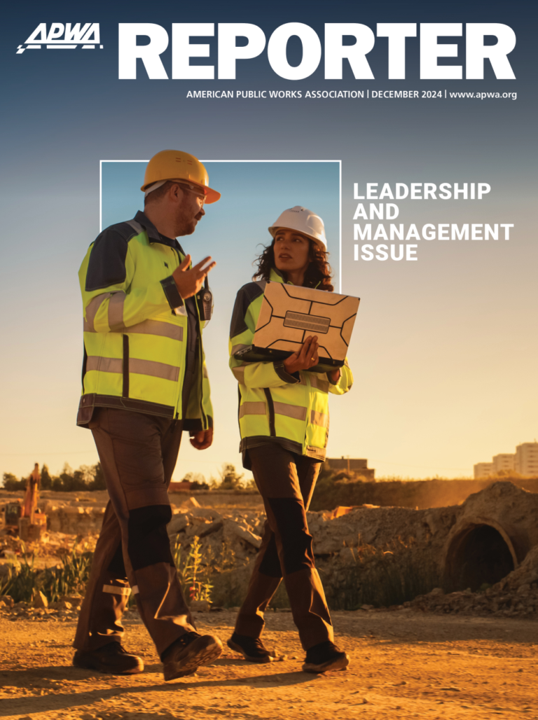 APWA Reporter Magazine – American Public Works Association
