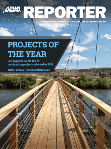 APWA Reporter Magazine - American Public Works Association