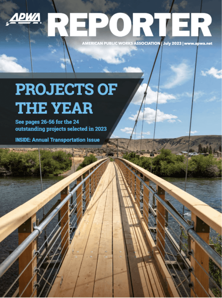 APWA Reporter Magazine - American Public Works Association