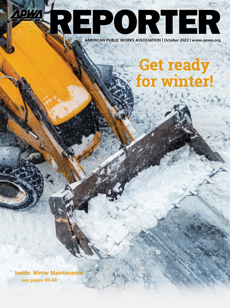 APWA Reporter Magazine - American Public Works Association